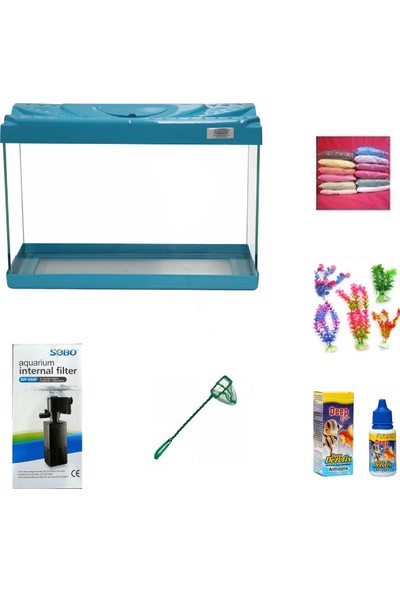 Kanki Pet 35 cm Akvaryum Hazır Set 3518