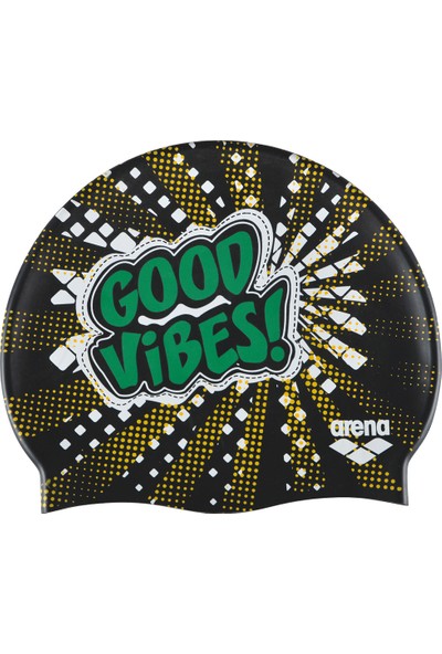 Arena 94171205 Print Jr. Silikon Çocuk Yüzücü Bone