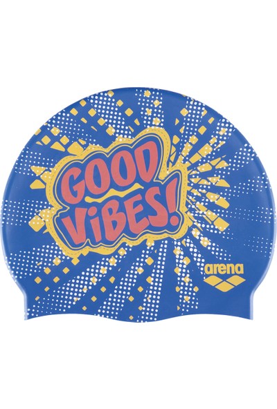 Arena 94171206 Print Jr. Silikon Çocuk Yüzücü Bone