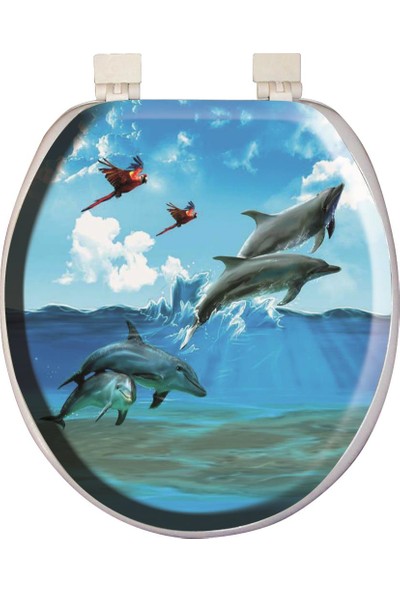 Alper Banyo 1140 Desenli Süngerli Klozet Kapağı ALB0169