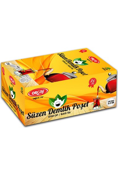 Orçay Demlik Poşet Çay 100'lü