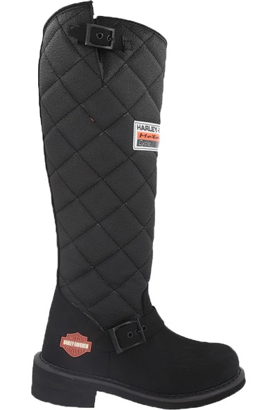 Harley Davidson Laconia 646H Siyah Nubuk 025G100074 Harley Davidson Laconia 646H Siyah Nubuk 025G100074