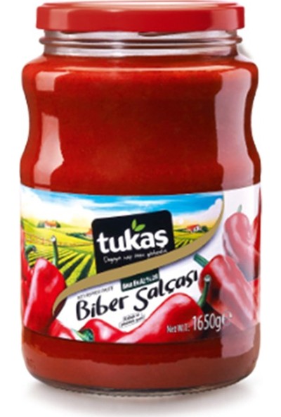 Tukaş Biber Salçası 1650 gr Sade Tukaş Biber Salçası 1650 gr Sade
