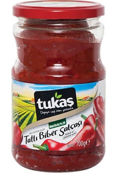 Tukaş Biber Salçası 700 gr Sade Tukaş Biber Salçası 700 gr Sade