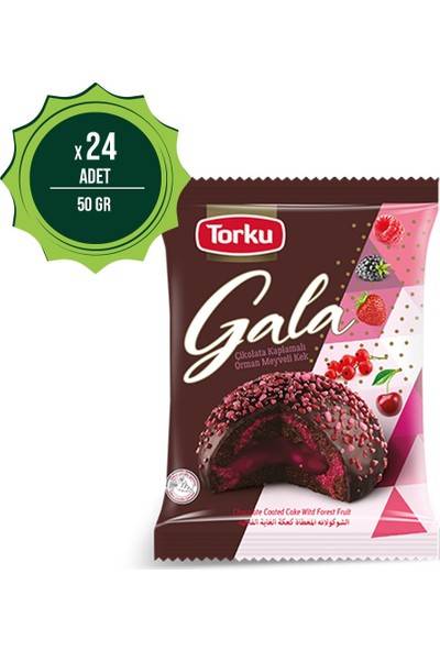 Torku Gala Orman Meyveli Soslu Kek 50 Gr X24 Torku Gala Orman Meyveli Soslu Kek 50 Gr X24