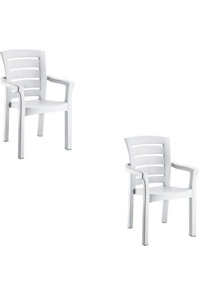 Holiday Didim Koltuk Beyaz | 2'li Set Holiday Didim Koltuk Beyaz | 2'li Set