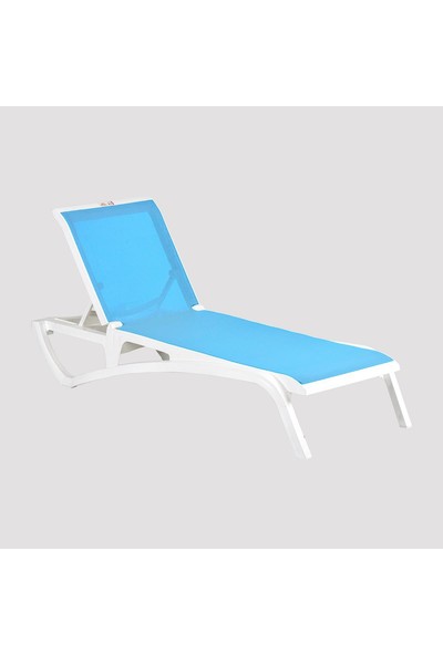 Holiday Atlantik Kumaşlı Şezlong | Plaj-Havuz Şezlongu