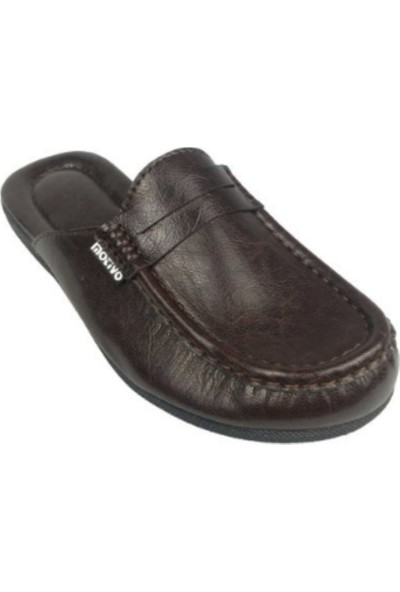 Motivo Erkek Kahverengi Ev Terliği