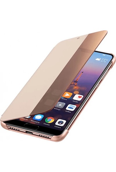 Smart Tech Huawei P20 Lite Yarım Cam Kapaklı Kılıf Smart Tech Huawei P20 Lite Yarım Cam Kapaklı Kılıf