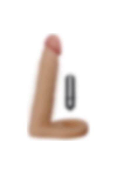Lilitu Shop 16 cm Realistik Titreşimli Anal Dildo & Penis Halkası