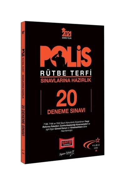 Yargı Yayınevi 2021 Polis Rütbe Terfi Sınavlarına Hazırlık 20 Deneme Sınavı Yargı Yayınevi 2021 Polis Rütbe Terfi Sınavlarına Hazırlık 20 Deneme Sınavı