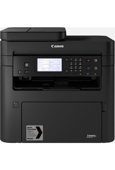 Canon I-Sensys MF267DW Lazer Yazıcı Tarayıcı Fotokopi Fax Dublex USB/Ethernet/Wifi A4 Canon I-Sensys MF267DW Lazer Yazıcı Tarayıcı Fotokopi Fax Dublex USB/Ethernet/Wifi A4