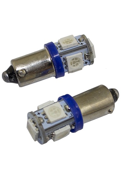 Space 53 Led Ampul 5 SMD Mavi 2'li Set 24V / LAAM639-1