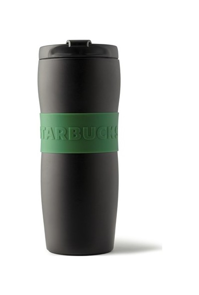Starbucks® Klasik Seri Termos - Mat Yeşil - Siyah Renkli 355 ml Starbucks® Klasik Seri Termos - Mat Yeşil - Siyah Renkli 355 ml