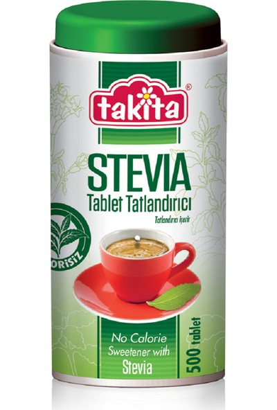 Takita Stevia Tablet Tatlandırıcı 500 Tablet 30 gr