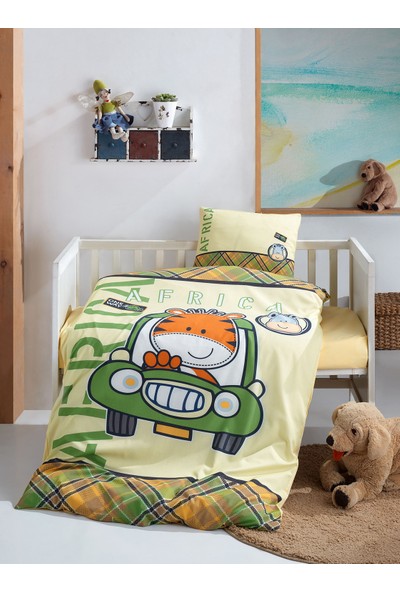 Colors of Fashion Bebek Nevresim Takımı Africa Yeşil