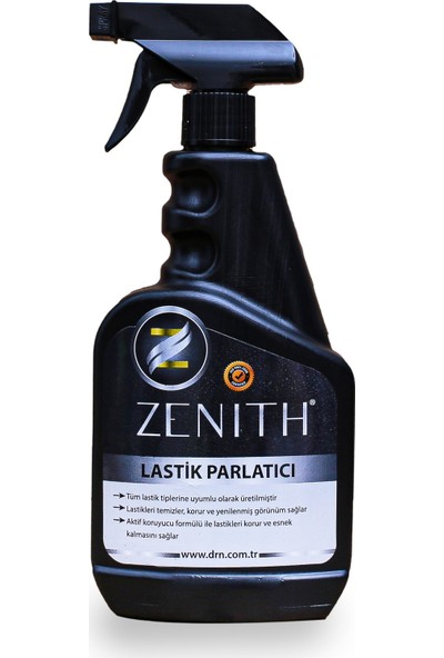 Zenith 500 Ml Lastik Parlatıcı Sünger Hediyeli