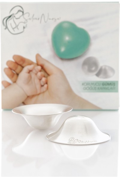 SilverNurse Koruyucu Gümüş Göğüs Ucu Kapakları