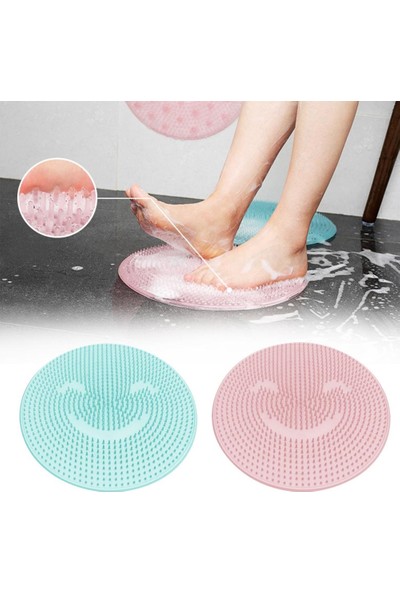 Rennway Vantuzlu Ayak Duş Matı Silikon - Masaj Pedi Rennway Vantuzlu Ayak Duş Matı Silikon - Masaj Pedi