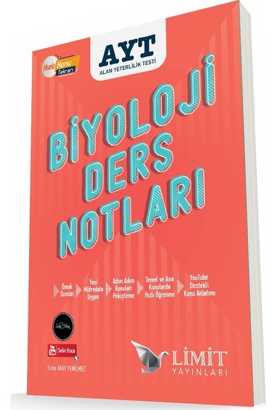 Limit AYT Biyoloji Ders Notları - Selin Akay Yenilmez