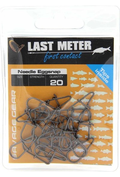 Savage gear Needle Eggsnaps S 24 kg 20 Adet Savage gear Needle Eggsnaps S 24 kg 20 Adet