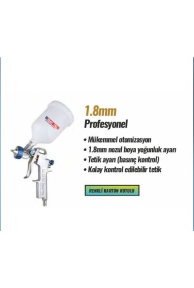 Baytech Baytec Boya Tabancası Üstten Depolu MK1300 Baytech Baytec Boya Tabancası Üstten Depolu MK1300