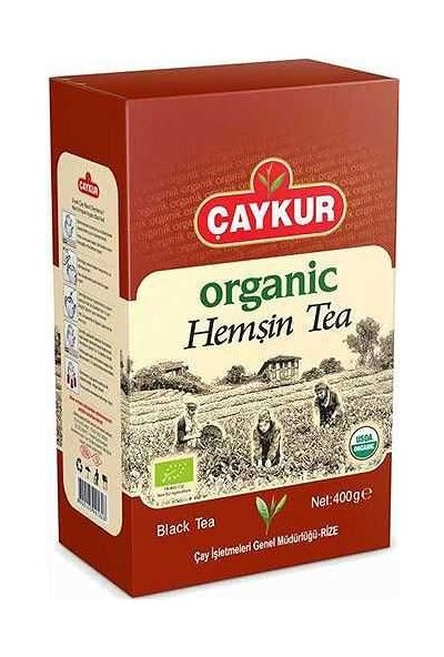 Çaykur Organik Hemşin Karton Kutu Çay 400 gr