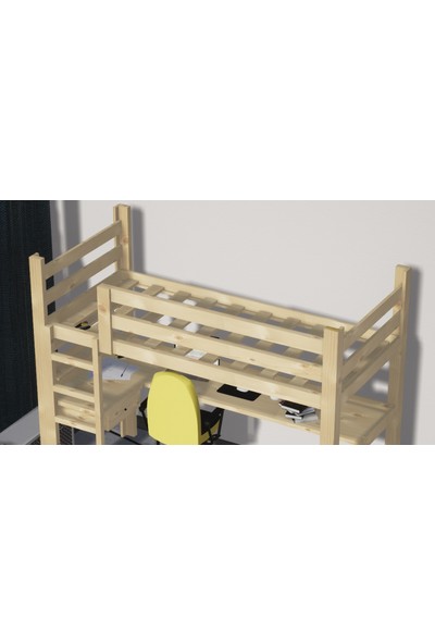 Mobea Tasarım Çalışma Masalı Tek Katlı Ranza