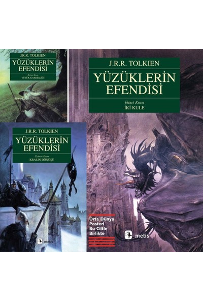 Yüzüklerin Efendisi 3 Kitaplık Set Hepsi Bir Arada