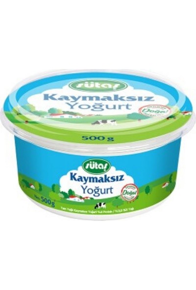 Sütaş Kaymaksız Yoğurt 500 gr