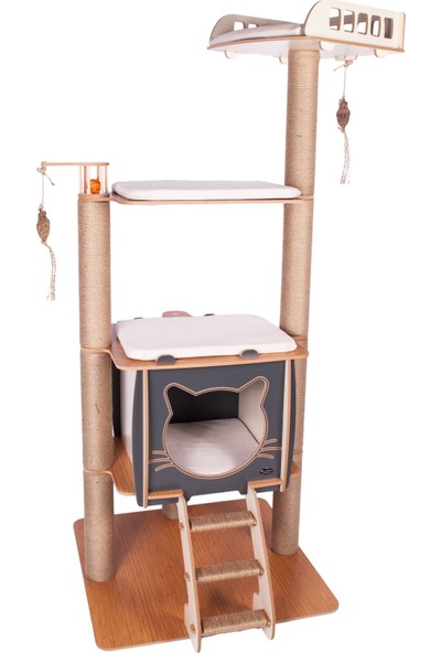 Pati Homes Xl Vip Dubleks Katlı Kedi Evi Pati Homes Xl Vip Dubleks Katlı Kedi Evi