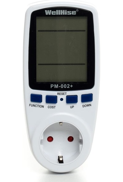 WellHise PM002+ Wattmetre Enerji Ölçer 16A 3680W