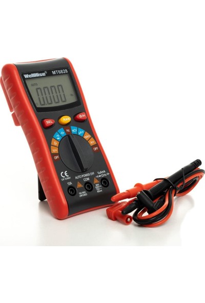 Wellhise MT6828 Dijital Multimetre Ölçüm Aleti Wellhise MT6828 Dijital Multimetre Ölçüm Aleti