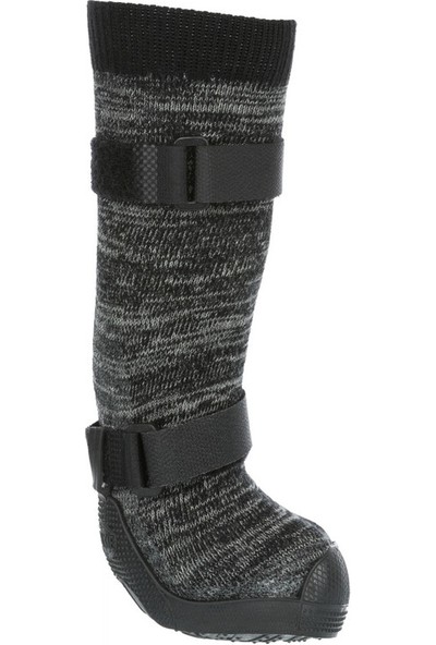 Trixie Yumuşak Köpek Çizmesi M 2 Adet Siyah-Gri Trixie Yumuşak Köpek Çizmesi M 2 Adet Siyah-Gri