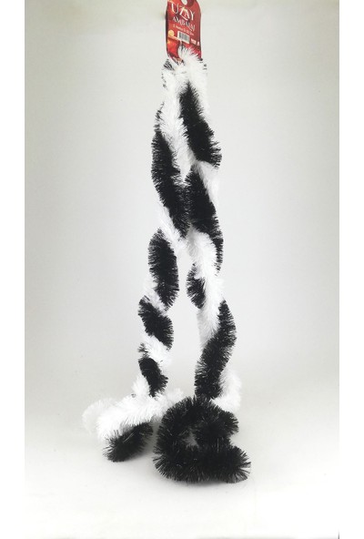 Siyah Beyaz Yılbaşı Süsü Sim 2 Metre Özel Renkler-Toplam 2 Adet