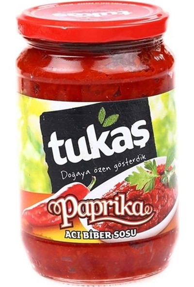Tukaş Acı Biber Sosu Paprika 550 gr Tukaş Acı Biber Sosu Paprika 550 gr
