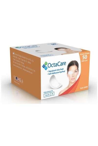 Octacare Yetişkin Göz Bandı 50'li