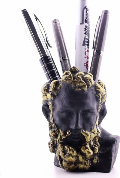 Deco Elit Herkül Büst Kalemlik Altın 10 cm