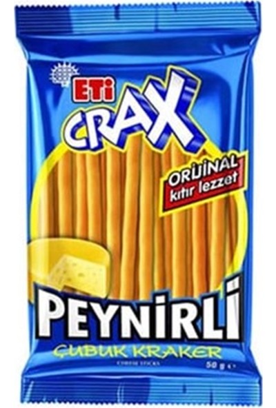 Eti Crax Daha Peynirli Çubuk Kraker 50 gr Eti Crax Daha Peynirli Çubuk Kraker 50 gr