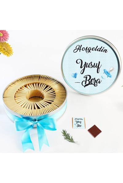 Hayal Sepetim Erkek Bebek Çikolatası (72 Madlen) Hayal Sepetim Erkek Bebek Çikolatası (72 Madlen)