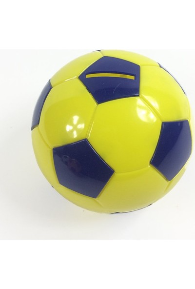 Rennway Top Şeklinde Taraftar Takım Kumbara - Sarı Lacivert Rennway Top Şeklinde Taraftar Takım Kumbara - Sarı Lacivert