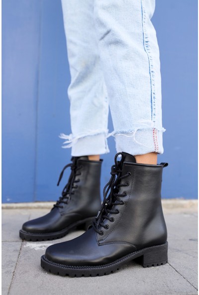 Shoemark Jerry Siyah Cilt Postal