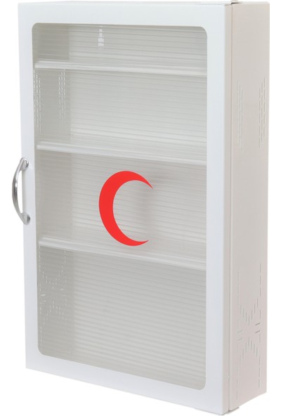 Aksan 411 Şeffaf Kapaklı Metal Ecza Dolabı Aksan 411 Şeffaf Kapaklı Metal Ecza Dolabı