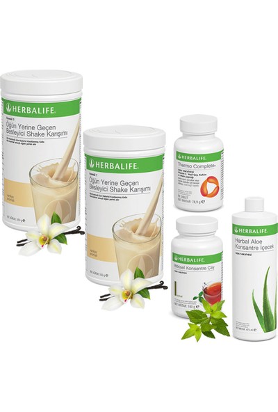 Herbalife Shake Vanilya 2 - Herbalife Çay Klasik 100 gr - Herbalife Aloe Vera - Herbalife Thermo
