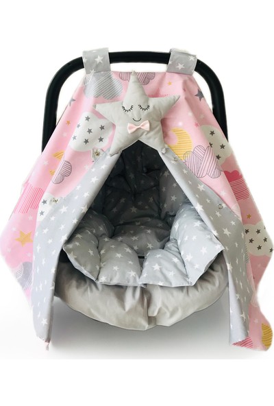 Atölye Eda Puset Örtüsü Çarşafı Minderi 3 Parça