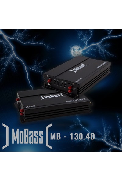 Mobass MB-130.4D Mobass Oto Amplıfıkator 4X140RMS