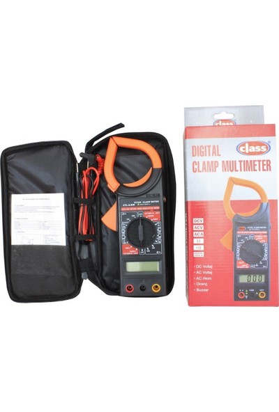 Class Pensampermetre DT-266 Dijital Ekran + Taşıma Çantası+Pil Class Pensampermetre DT-266 Dijital Ekran + Taşıma Çantası+Pil