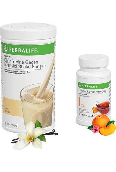 Herbalife Shake Vanilya - Herbalife Çay Şeftali