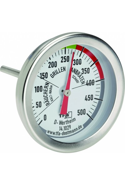 Tfa Dostmann 500 C° Derece Barbekü, Mangal, Smoker, Duman Fırını, Fırın, Izgara, Bbq Termometresi TM832.1024 Tfa Dostmann 500 C° Derece Barbekü, Mangal, Smoker, Duman Fırını, Fırın, Izgara, Bbq Termometresi TM832.1024