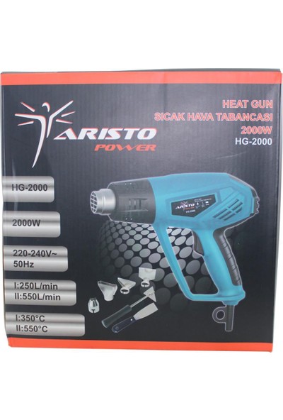 Aristo Sıcak Hava Tabancası HG-2000